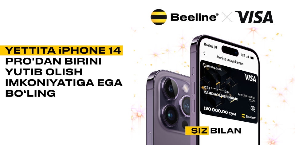 “Beeline VISA”dan “Omadli xarid”